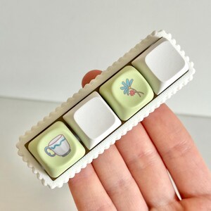 4 Button Desktop Sensory ASMR Keyboard Fidget Toy - 4 Key Sensory ADHD ...