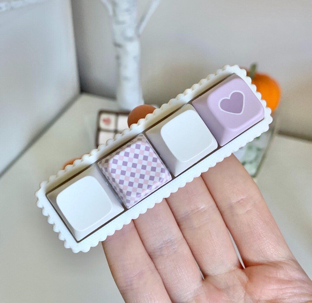 4 Button Desktop Mechanical Keyboard Fidget Toy 4 Key Sensory ADHD ...