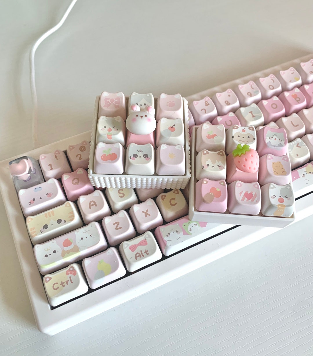 Desktop Mechanical Keyboard Fidget Toy - Creamy and Clicky Custom ...