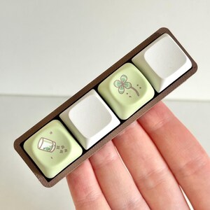 4 Button Desktop Mechanical Keyboard Fidget Toy - 4 Key Sensory ADHD ...