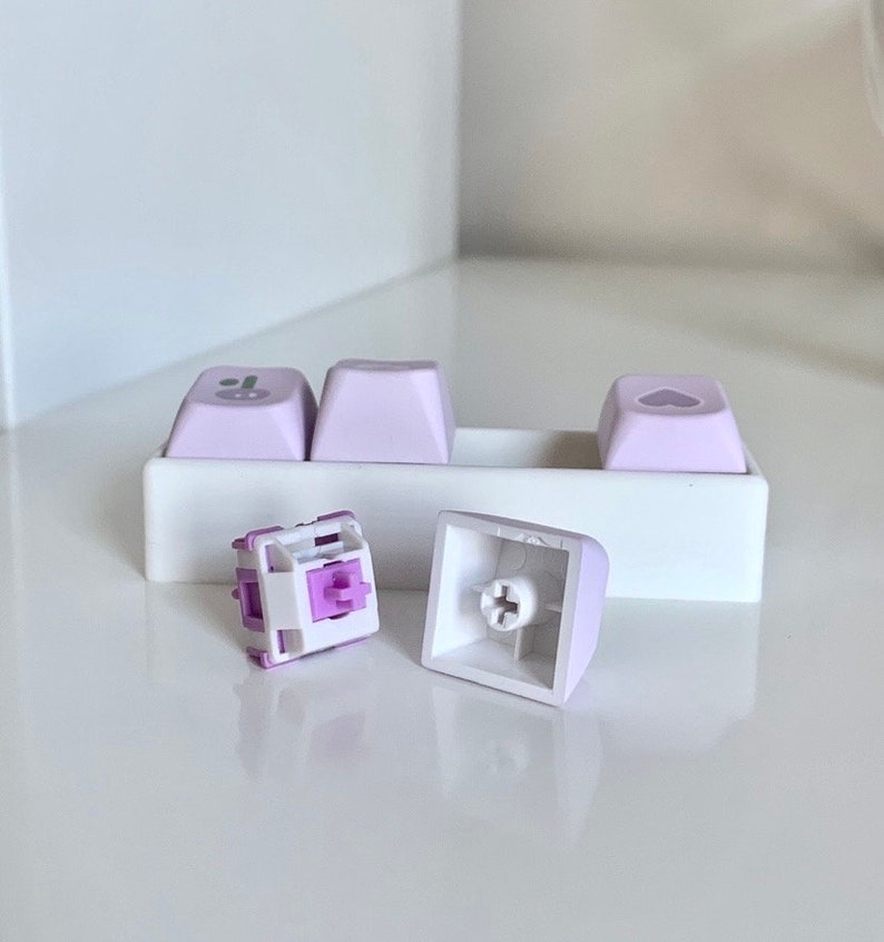 Desktop Mechanical Keyboard Fidget Toy 4 Key Sensory Toy With Custom ...