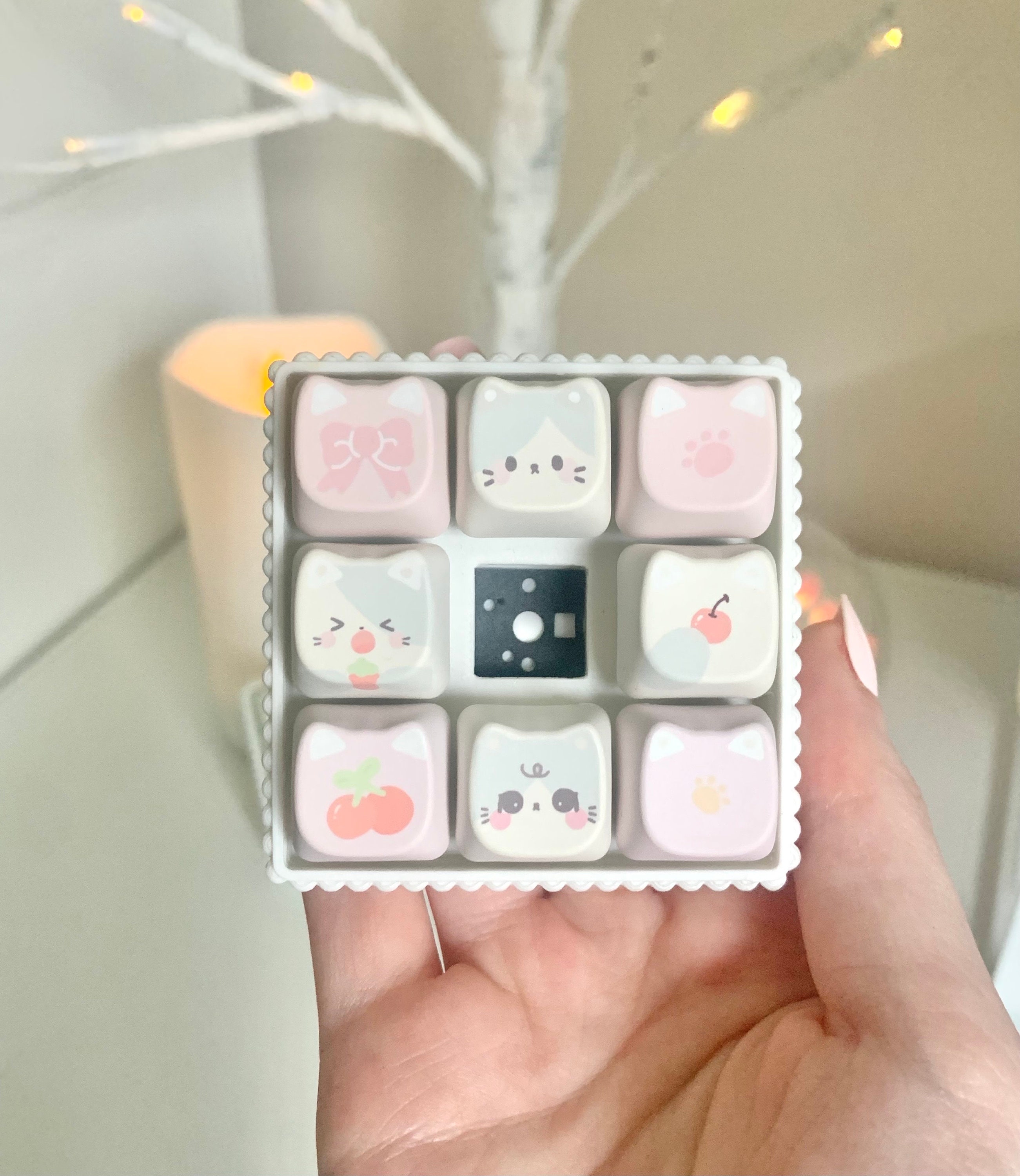 Desktop Mechanical Keyboard Fidget Toy Creamy and Clicky Custom ...