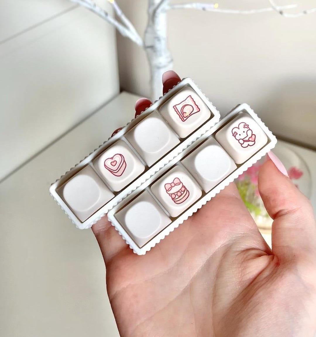 Desktop Mechanical Keyboard Fidget Toy - 4 Key Sensory Toy With Custom ...