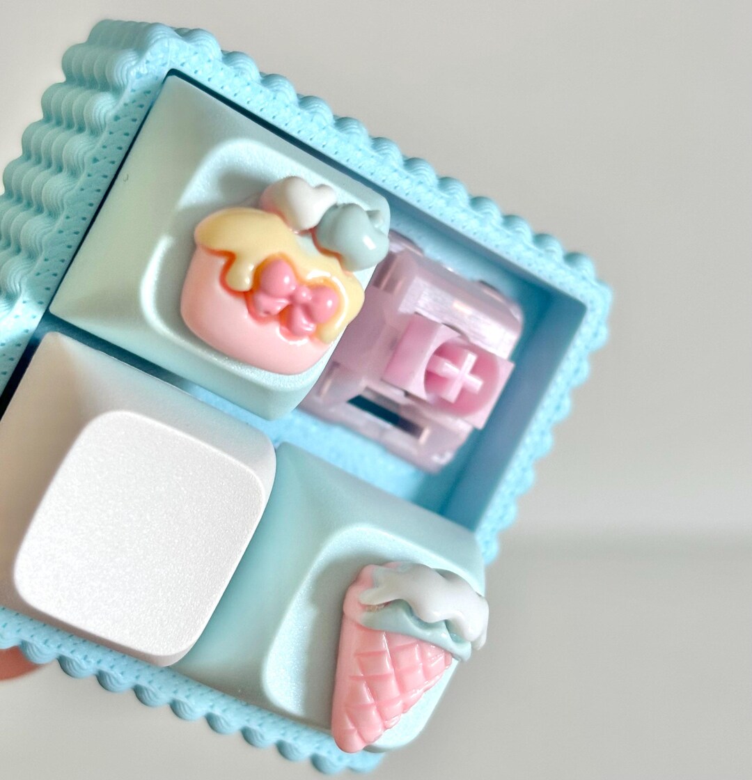 4 Button My Melody Keyboard Fidget Toy Keychain 4 Key ASMR Sensory ADHD ...