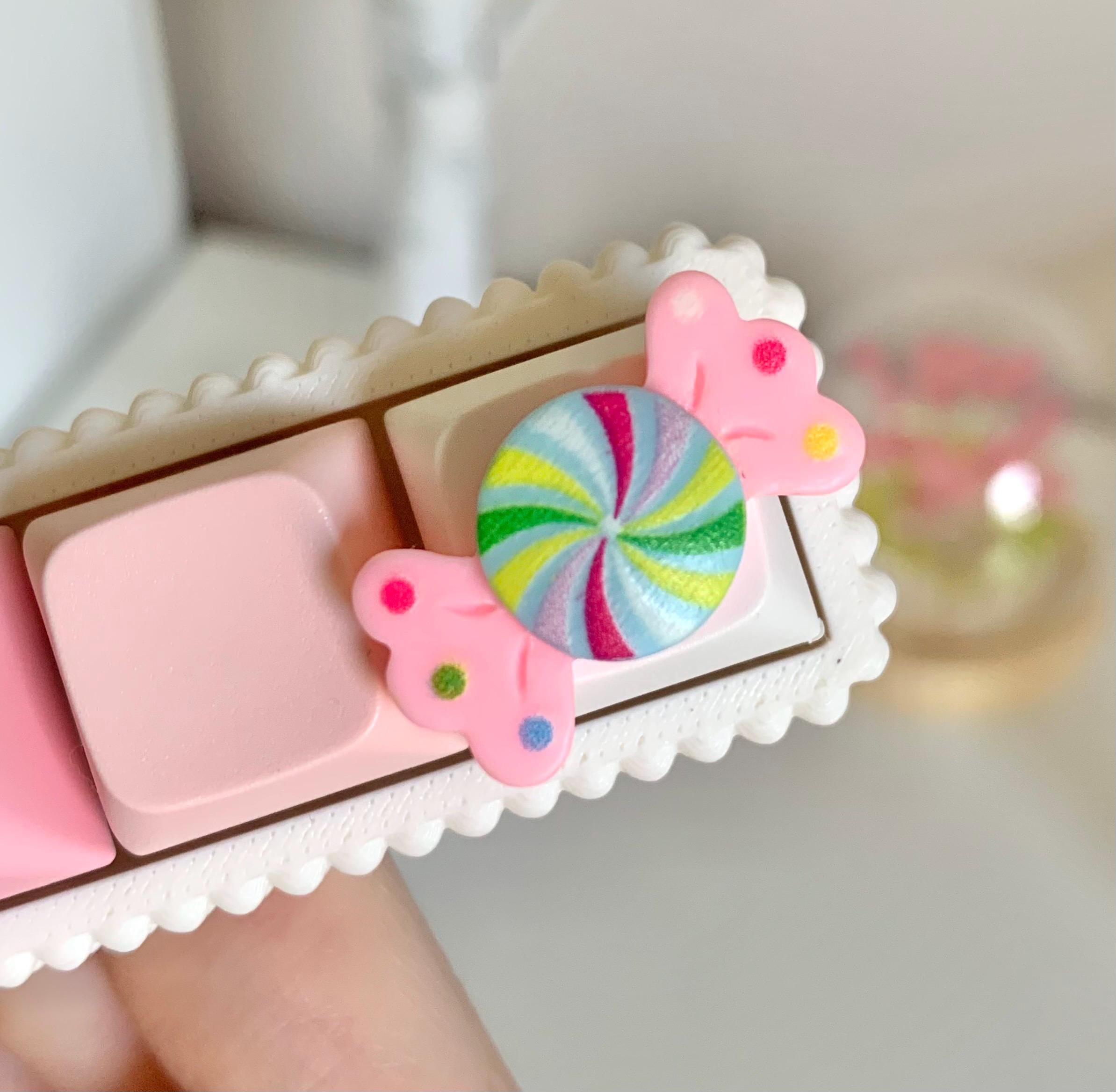 4 Button Desktop Mechanical Keyboard Fidget Toy 4 Key Sensory ADHD ...