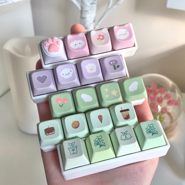 Purple Creamy Keycaps - Etsy