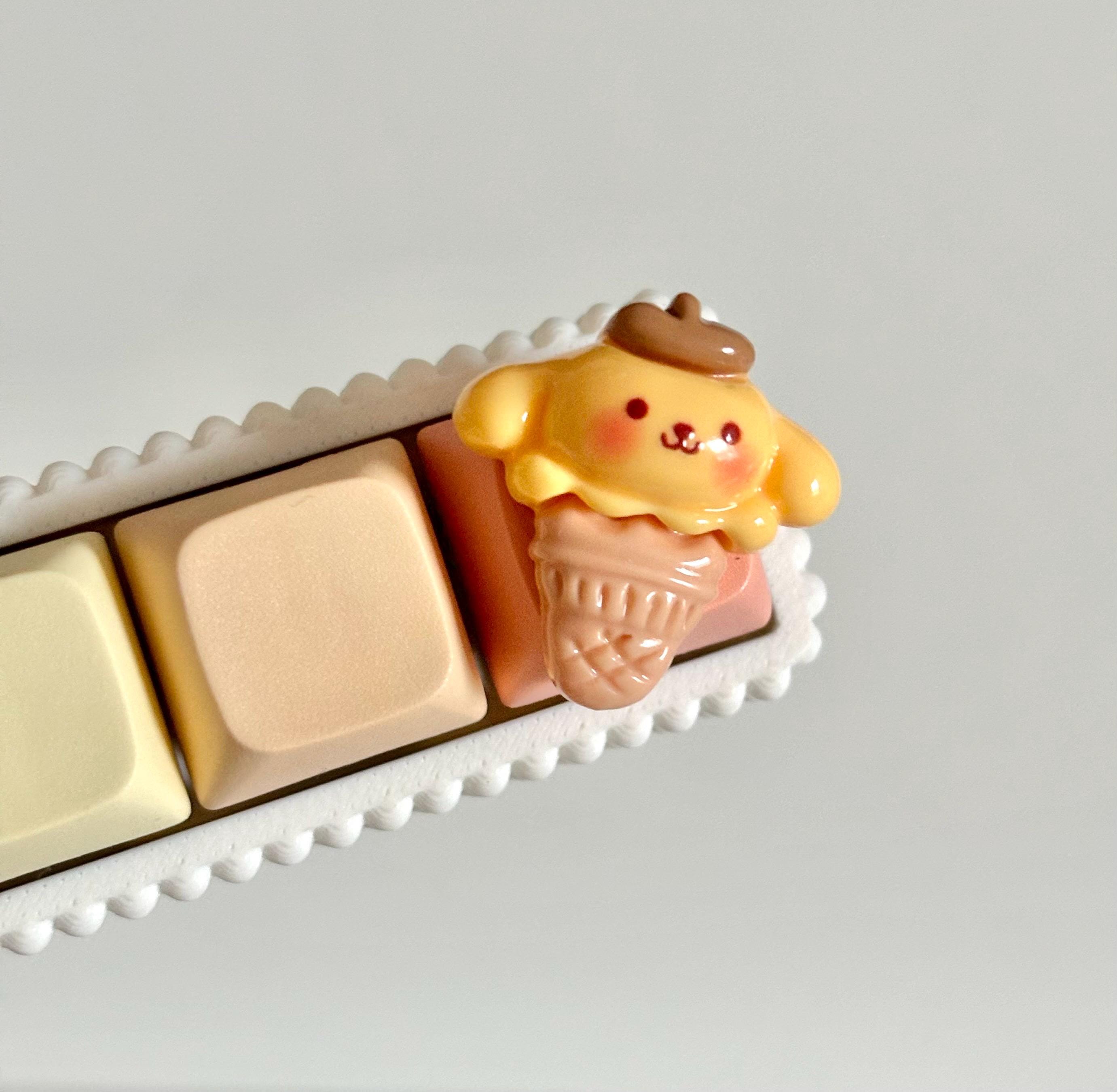 4 Button Pompompurin Keyboard Fidget Toy Keychain - 4 Key ASMR Sensory ...