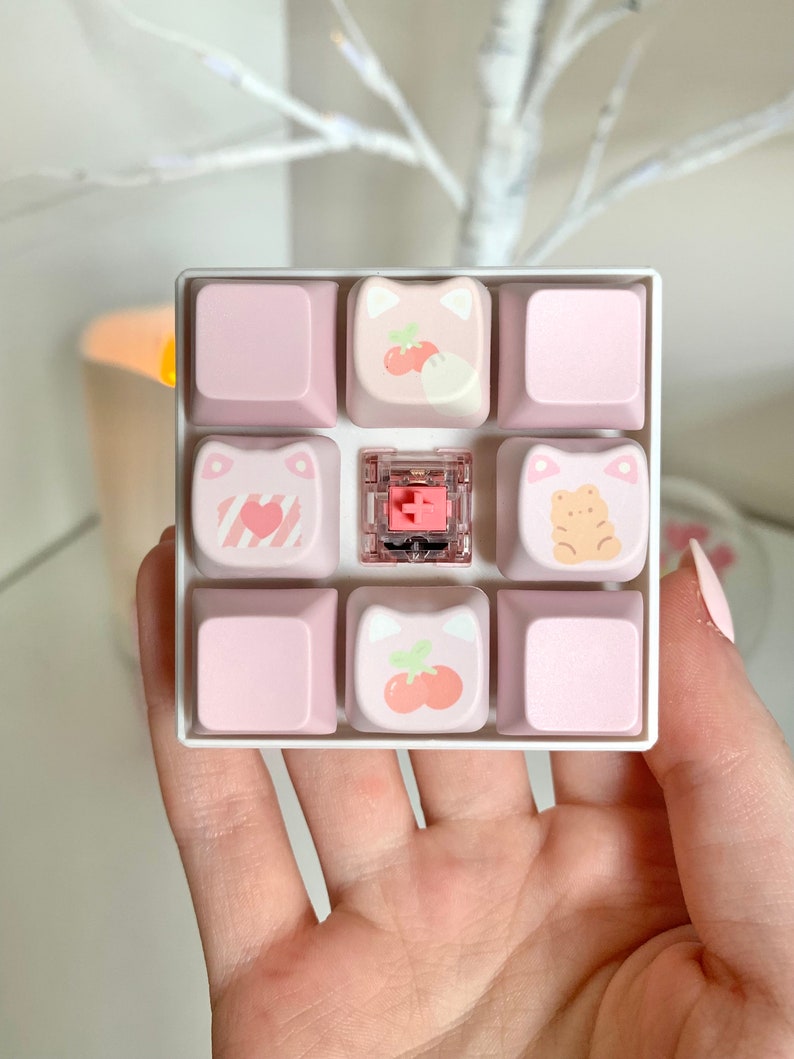 Desktop Mechanical Keyboard Fidget Toy Creamy and Clicky Custom ...