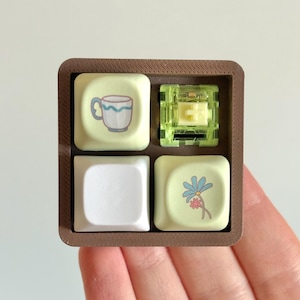 4 Button Desktop Sensory ASMR Keyboard Fidget Toy - 4 Key Sensory ADHD ...