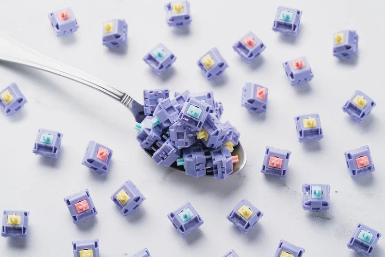 Desktop Mechanical Keyboard Fidget Toy Creamy and Clicky Custom ...