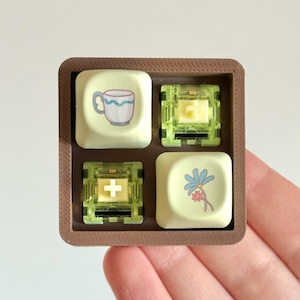 4 Button Desktop Sensory ASMR Keyboard Fidget Toy - 4 Key Sensory ADHD ...