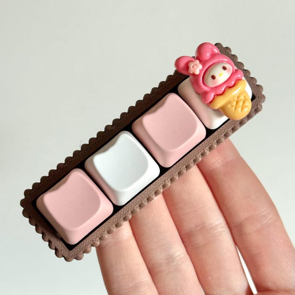 Keyboard Keychain - Etsy