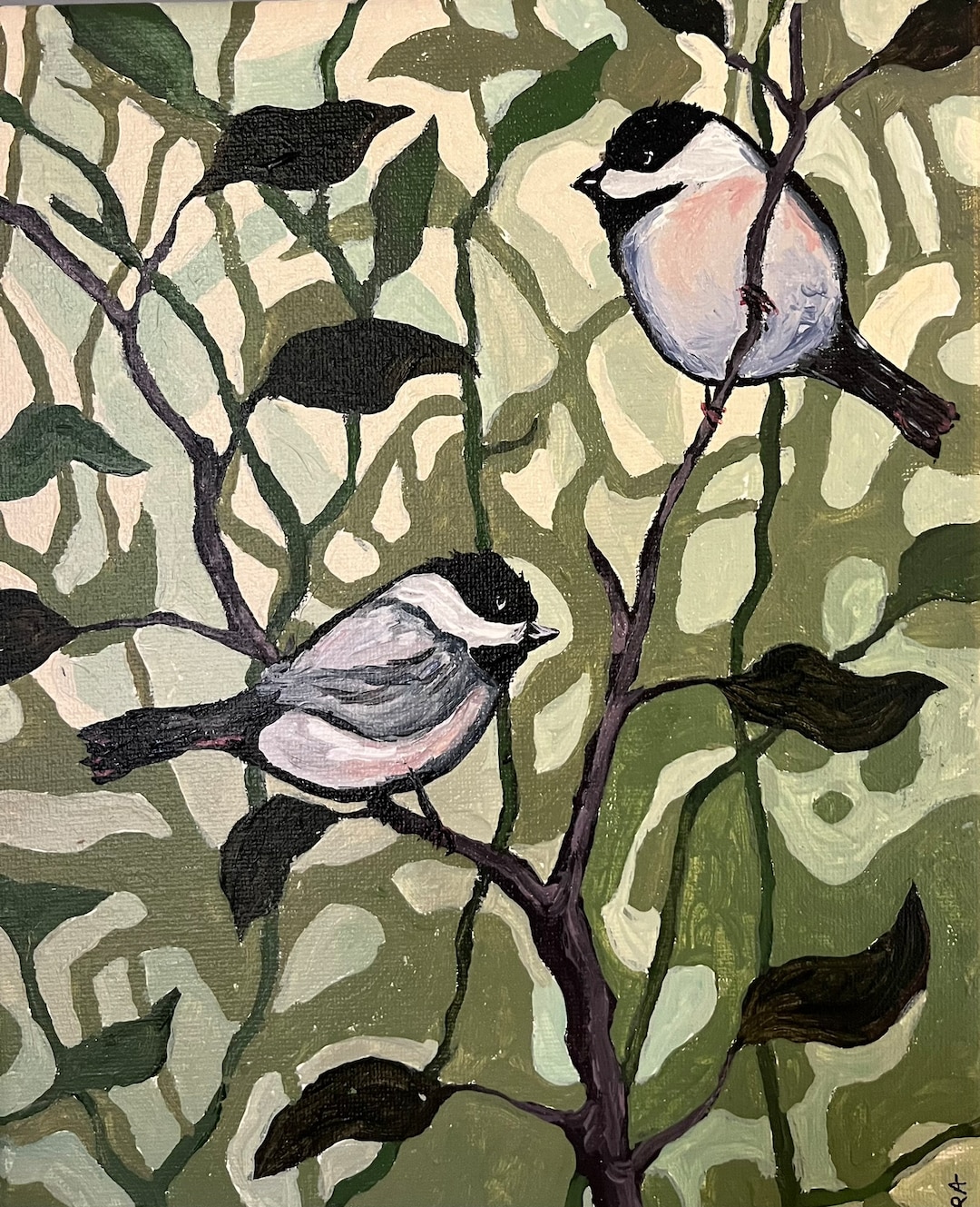 My Little Chickadees in the Shadows - Etsy