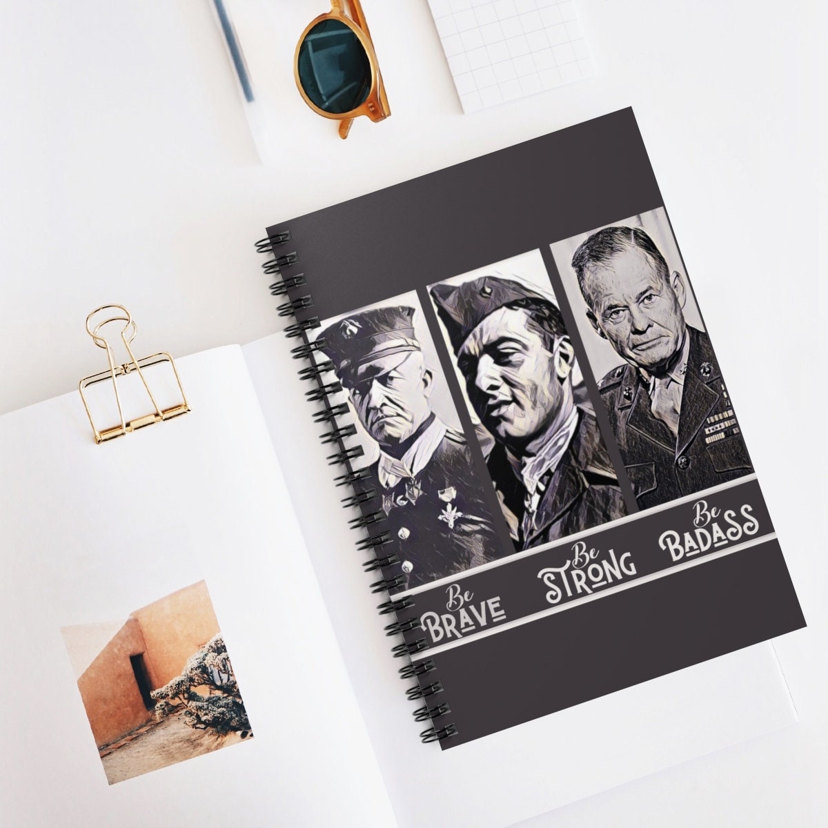 USMC Legends USMC Badass Legends Spiral Notebook Ruled Line - Etsy