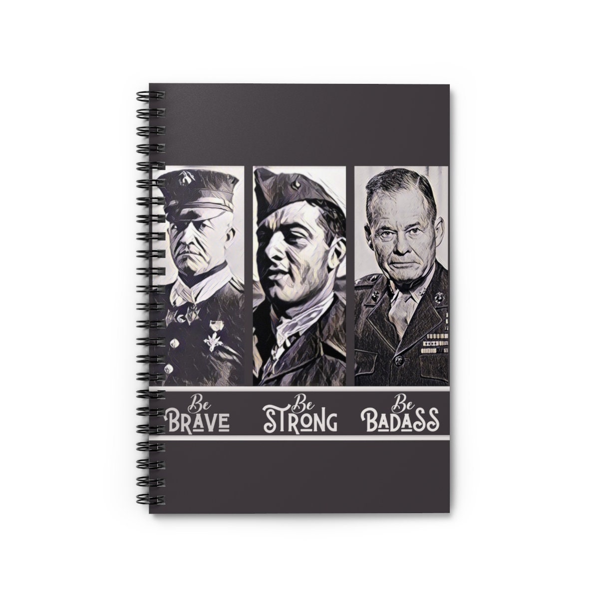 USMC Legends USMC Badass Legends Spiral Notebook Ruled Line - Etsy