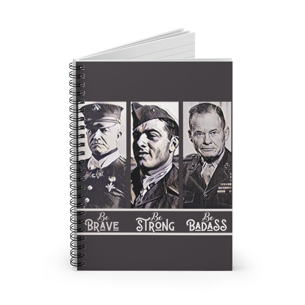 USMC Legends USMC Badass Legends Spiral Notebook Ruled Line - Etsy