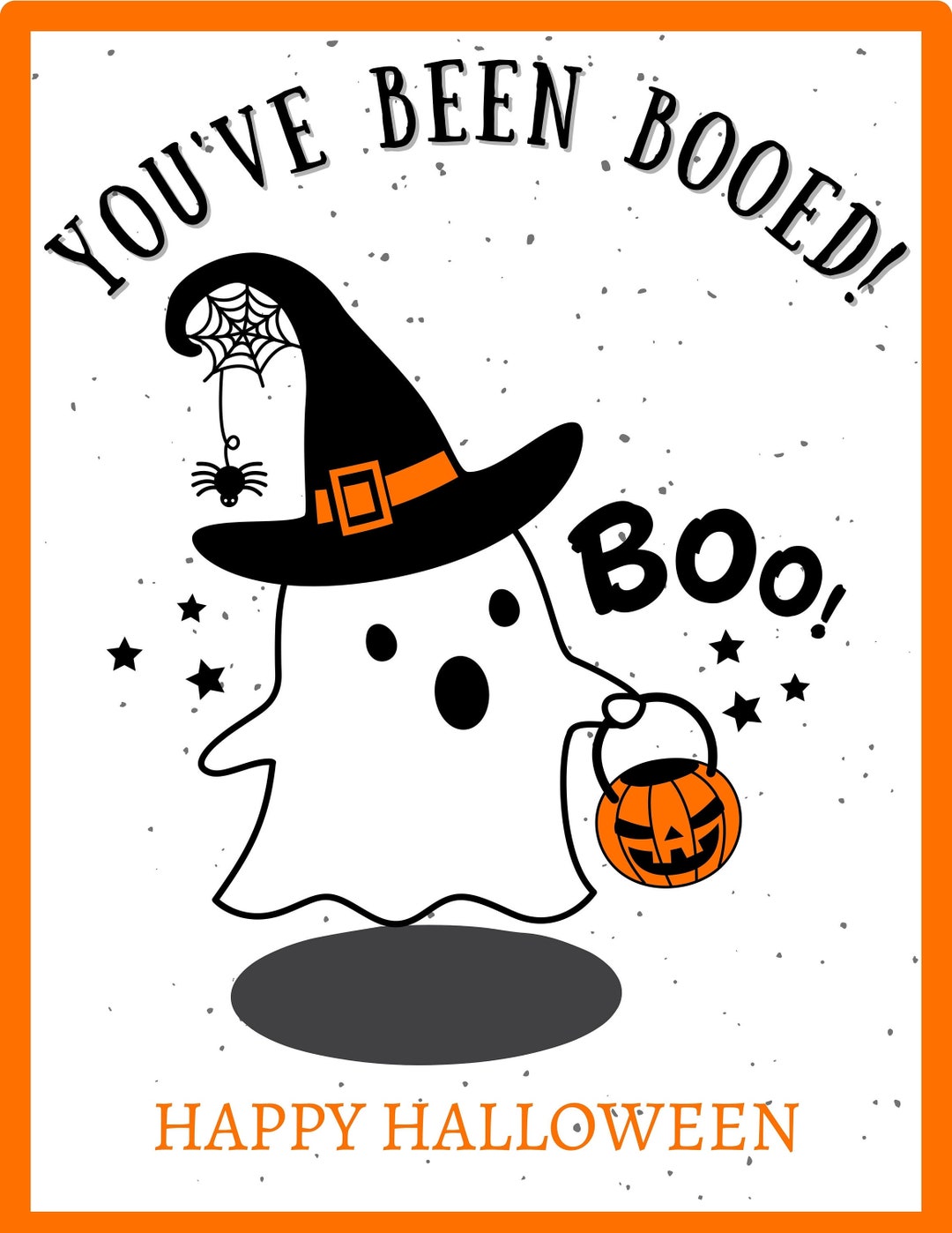 Fun You've Been Booed Complete Set Instant Download (you Get Both Color ...