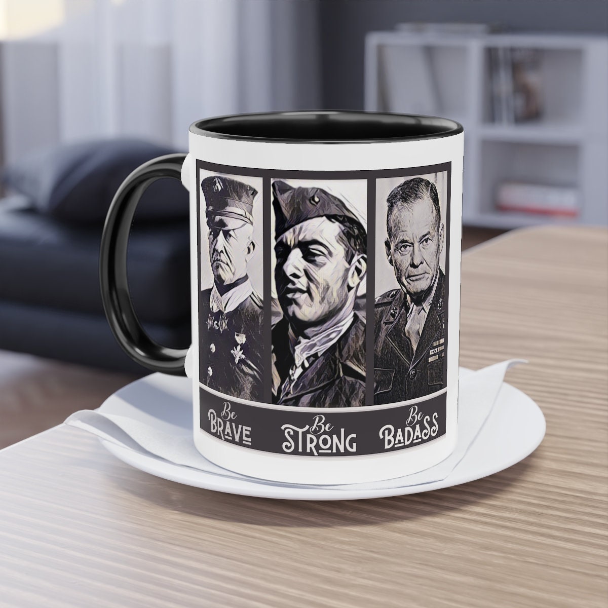 USMC Legends USMC Badass Legends Two-tone Coffee Mug, 11oz - Etsy