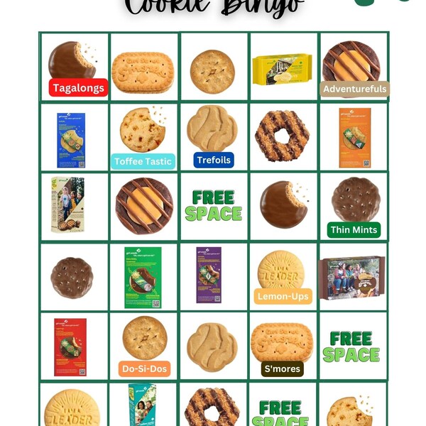Girl Scout Cookies 2023 - Etsy
