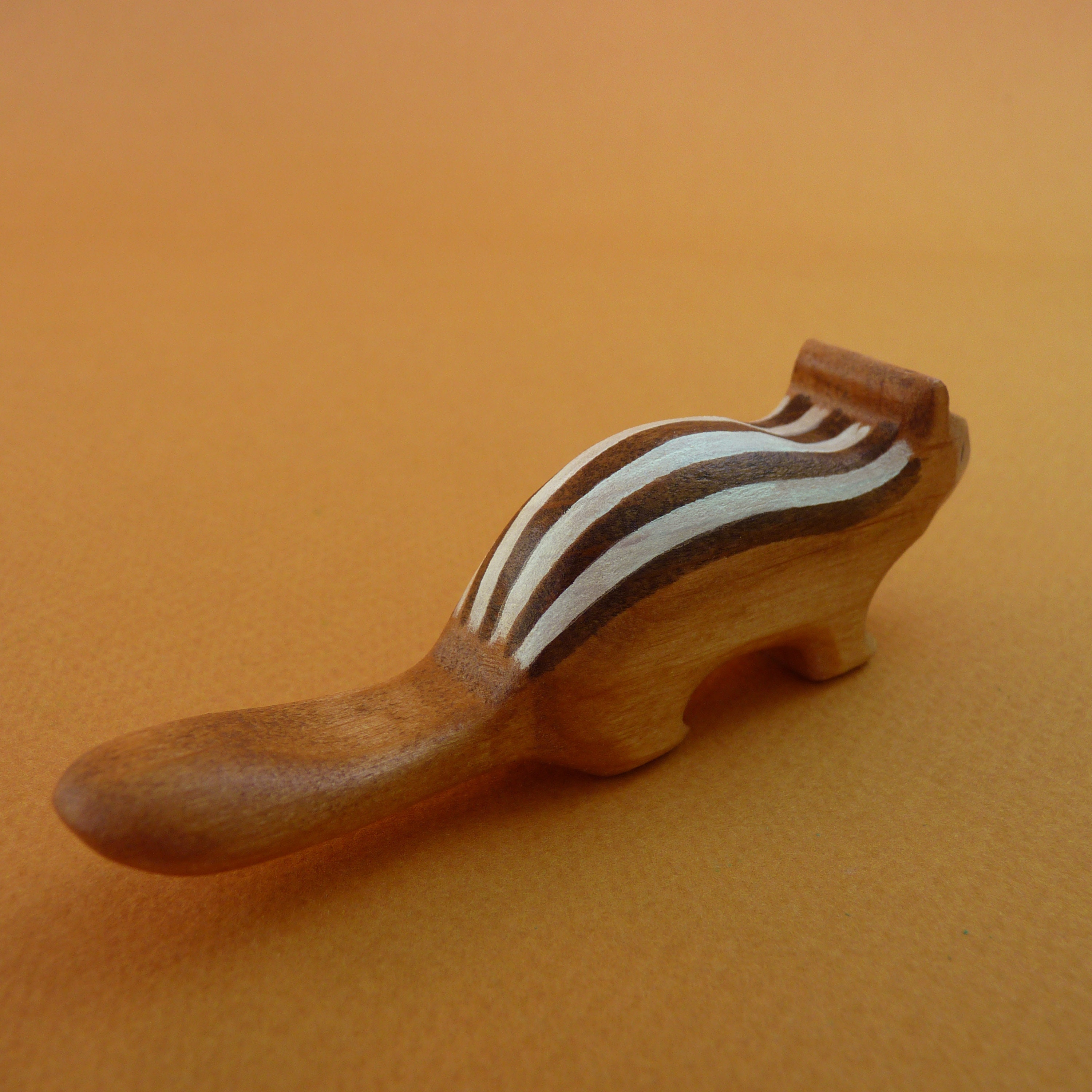 Wooden Chipmunk Figurine Wooden Animal Toys Forest Animal - Etsy