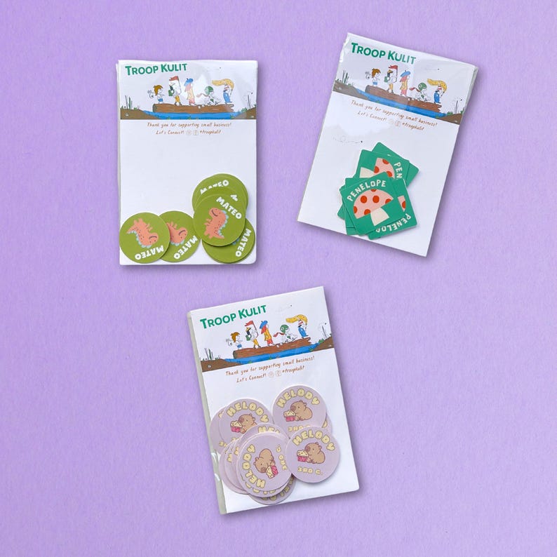 Custom Name School Label for Kids Cute Durable Lunchbox Sticker Water ...