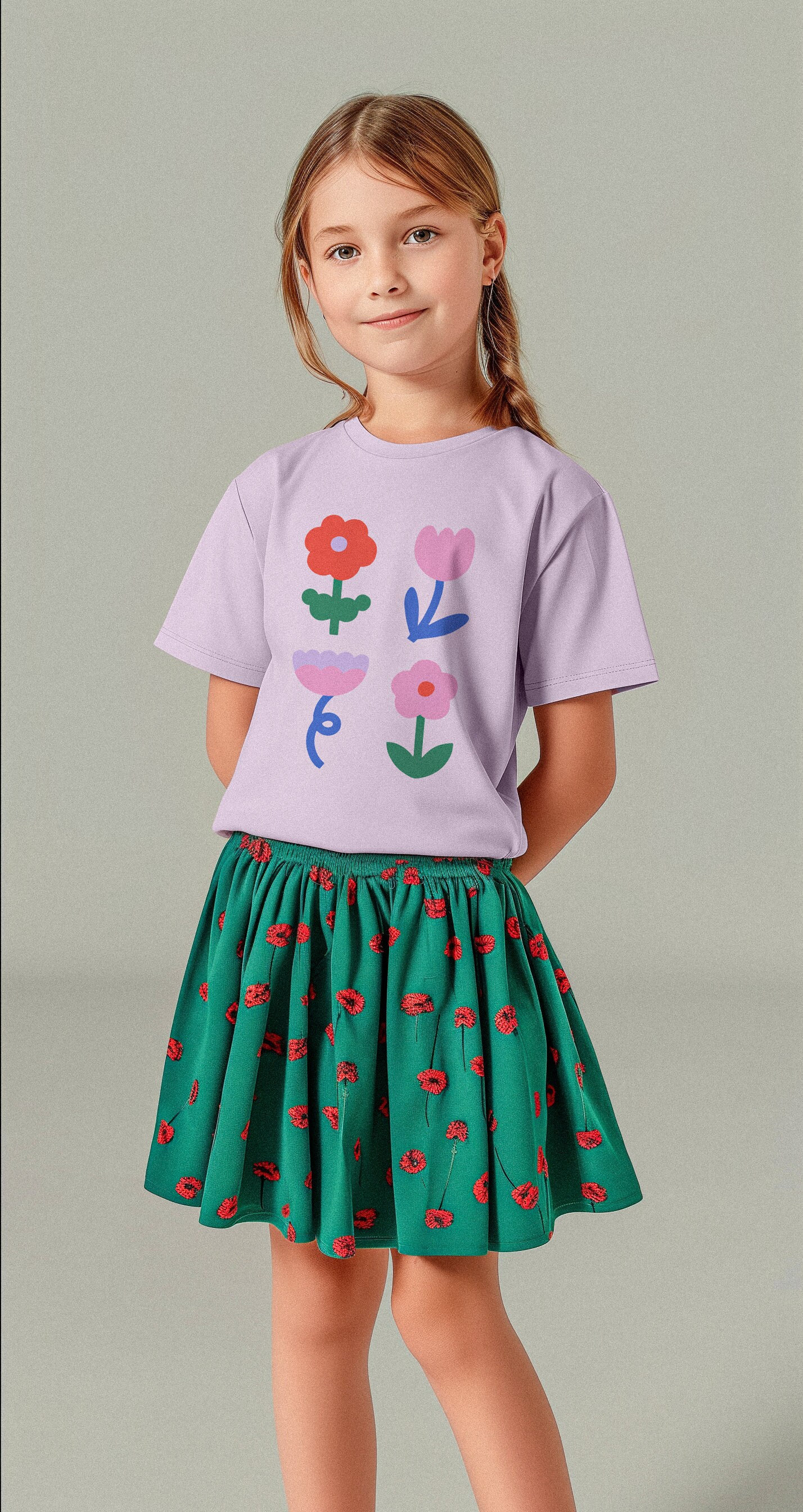 Tween Girl Gift Tween Girl Shirt Spring Flower Shirt for Kid Girl Big ...