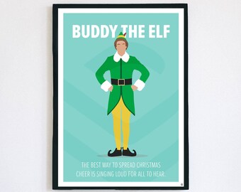 Buddy Elf Poster - Etsy
