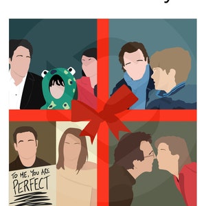 Love Actually Art TV Movie Alternative Minimal Poster Print Variant 01 ...
