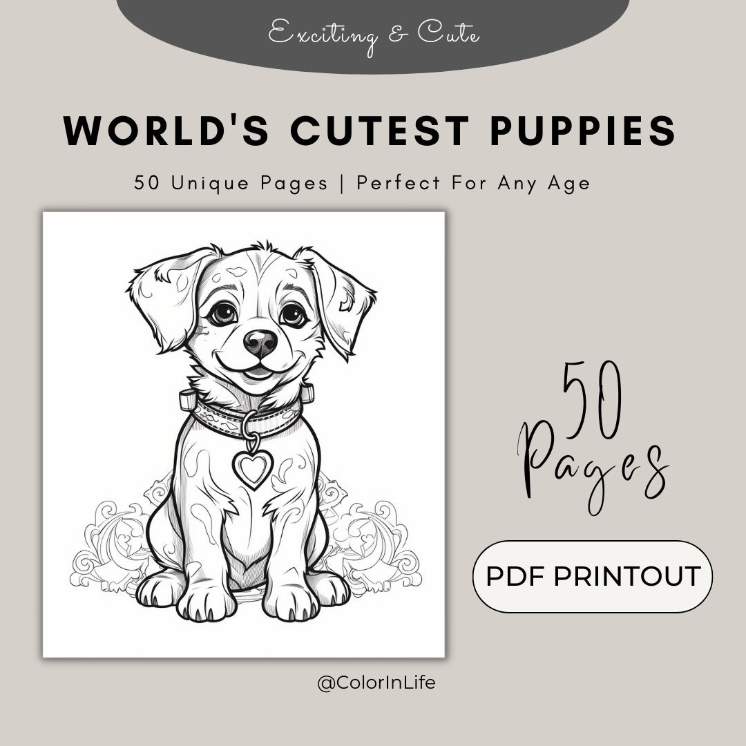 World's CUTEST Puppies: A Delightful Collection of 50 Cute Puppy ...