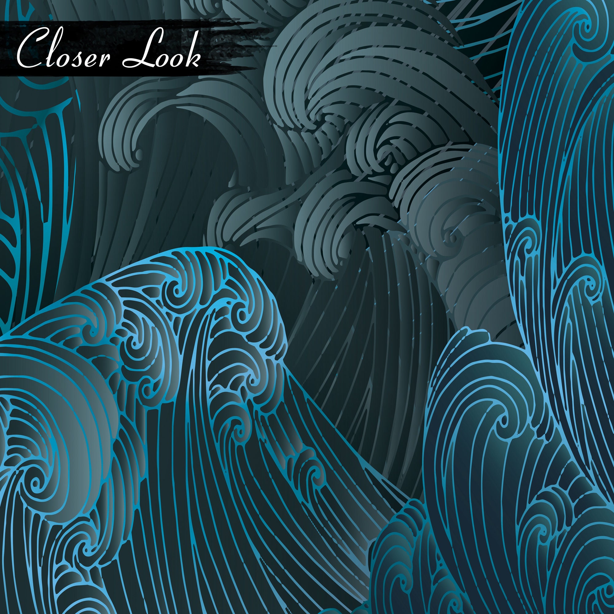 Bold Pattern Abstract Wave Wallpaper: Peel and Stick, Adhesive Wall ...