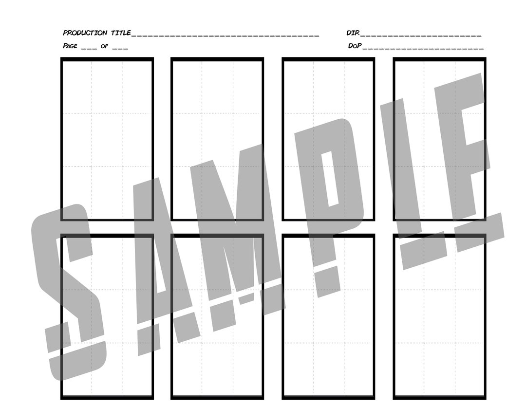 Instagram Reels Storyboard Template - Etsy