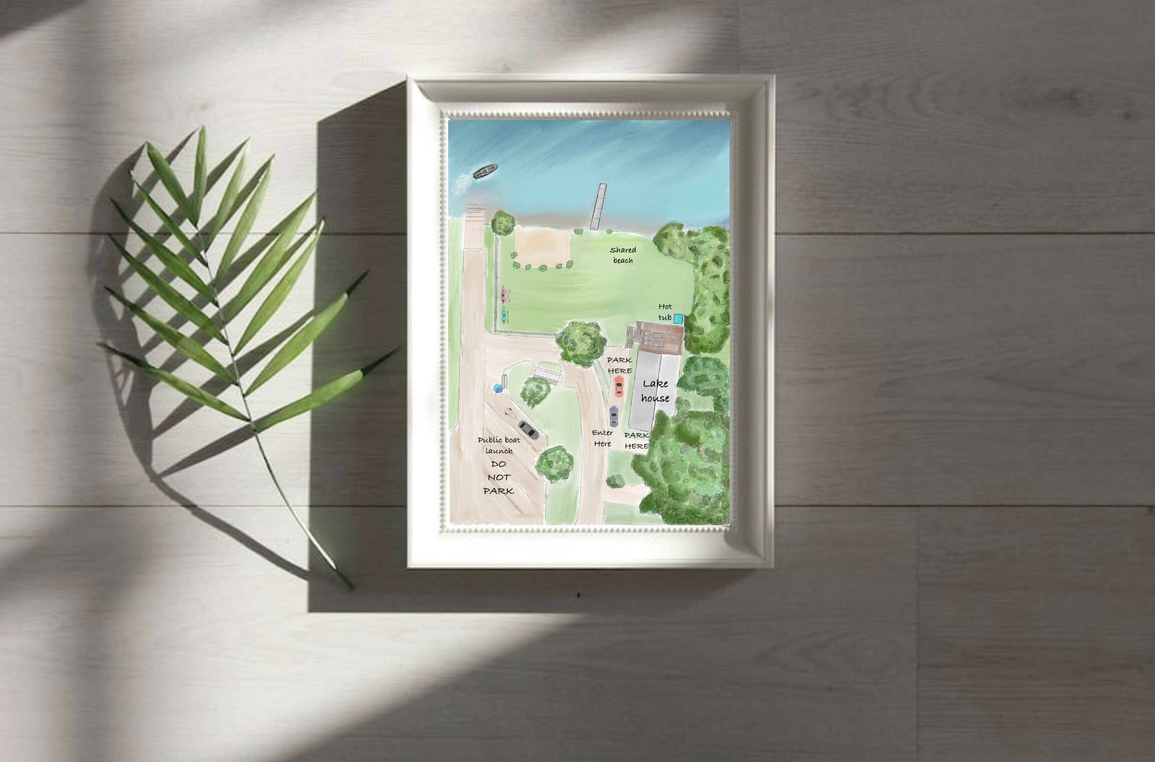 Custom Digital Property Map, Airbnb Map, Rental Map, Guest Map - Etsy ...