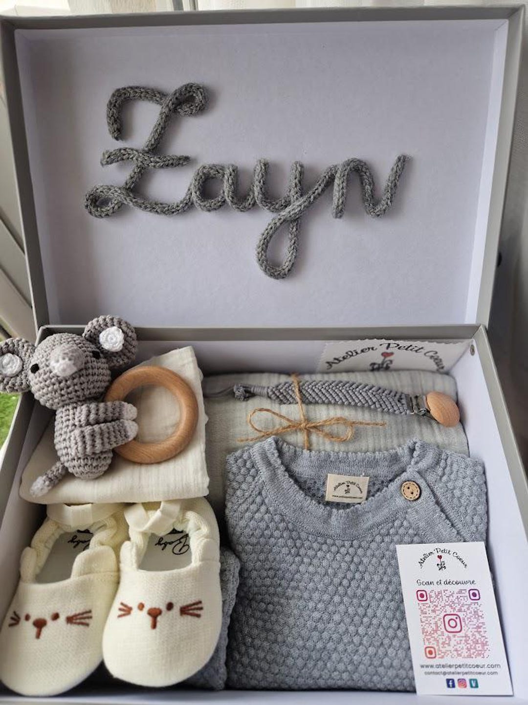 New Baby Gift Set, Newborn Gift Box, New Baby Boy Gift, New Baby Girl ...