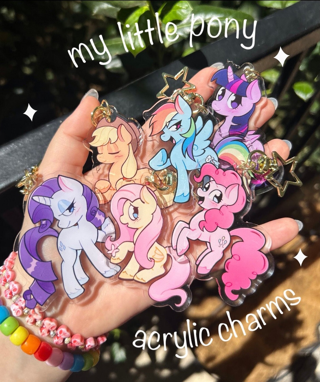 My Little Pony Acrylic Charms - Etsy