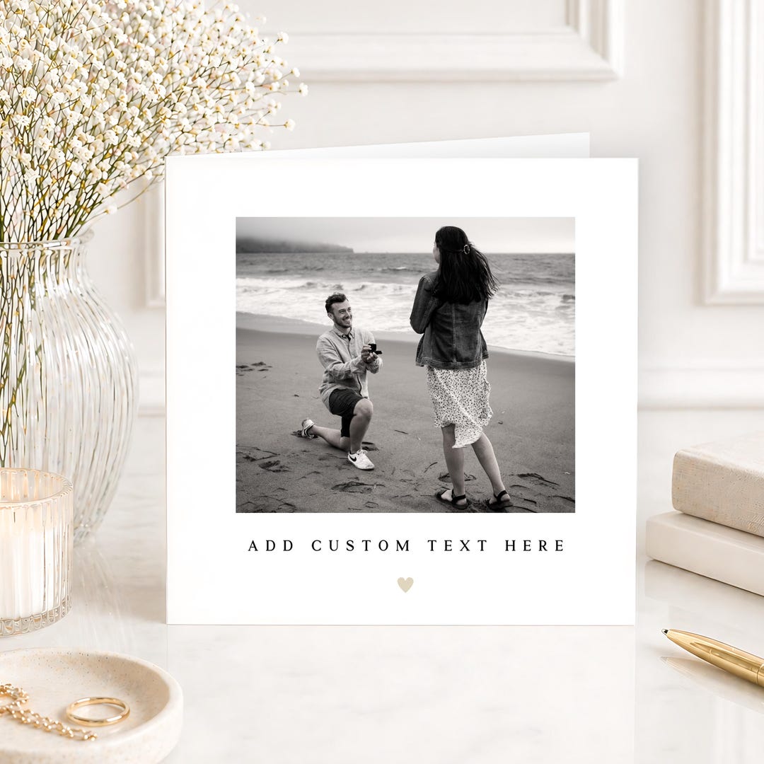 Personalised Photo Card, Custom Picture Greeting Card, Any Occasion ...