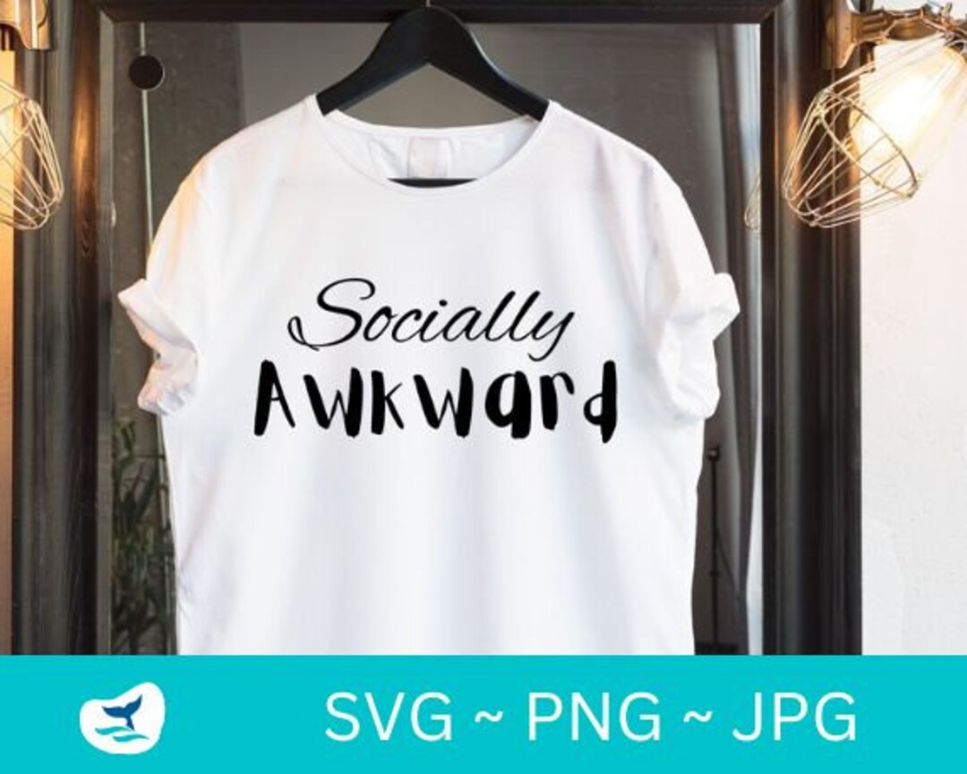 Socially Awkward SVG Introvert SVG Gifts for Introverts - Etsy