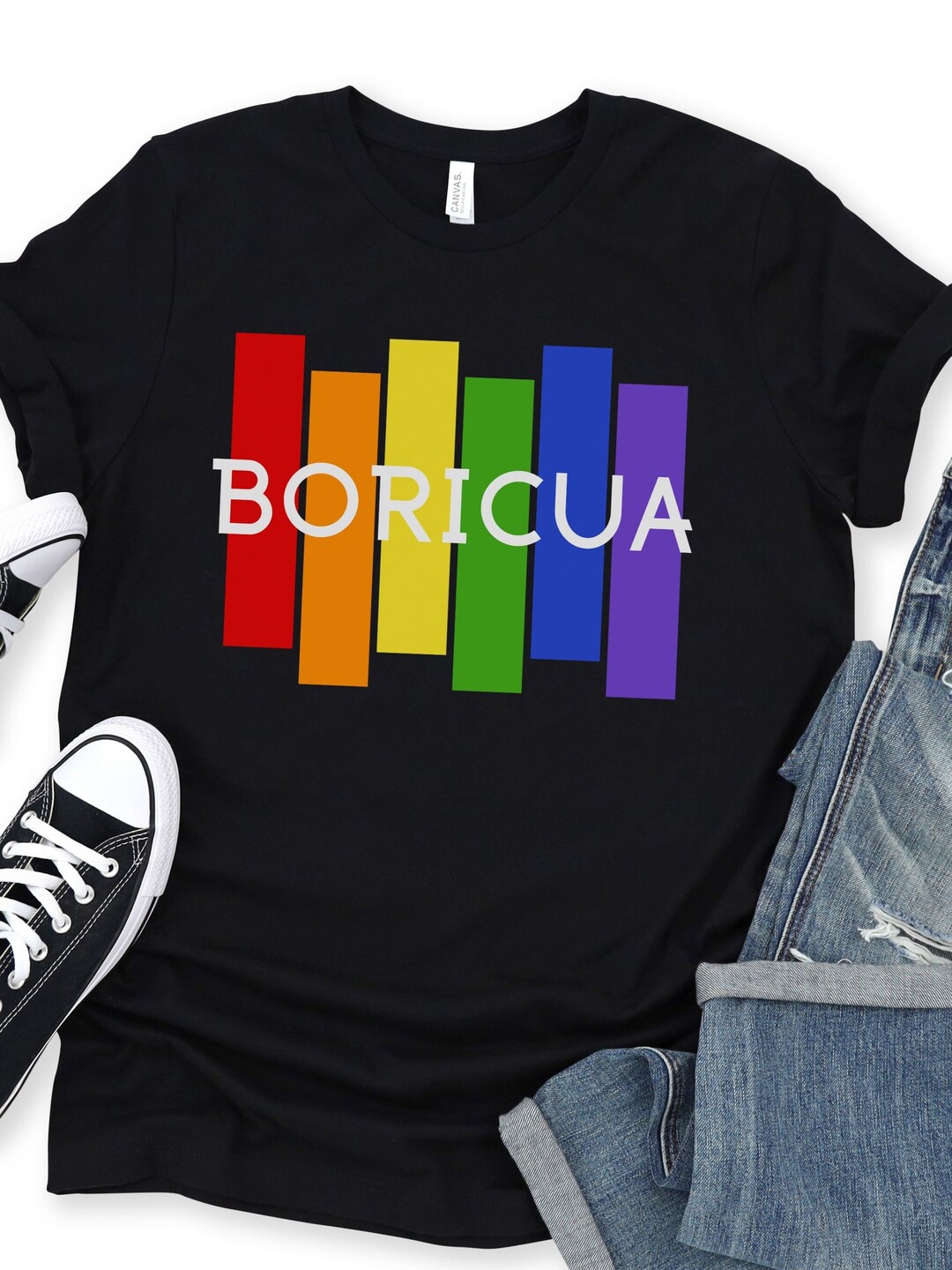 Boricua Gay Pride Shirt for LGBTQ Puerto Rican T-shirt - Etsy