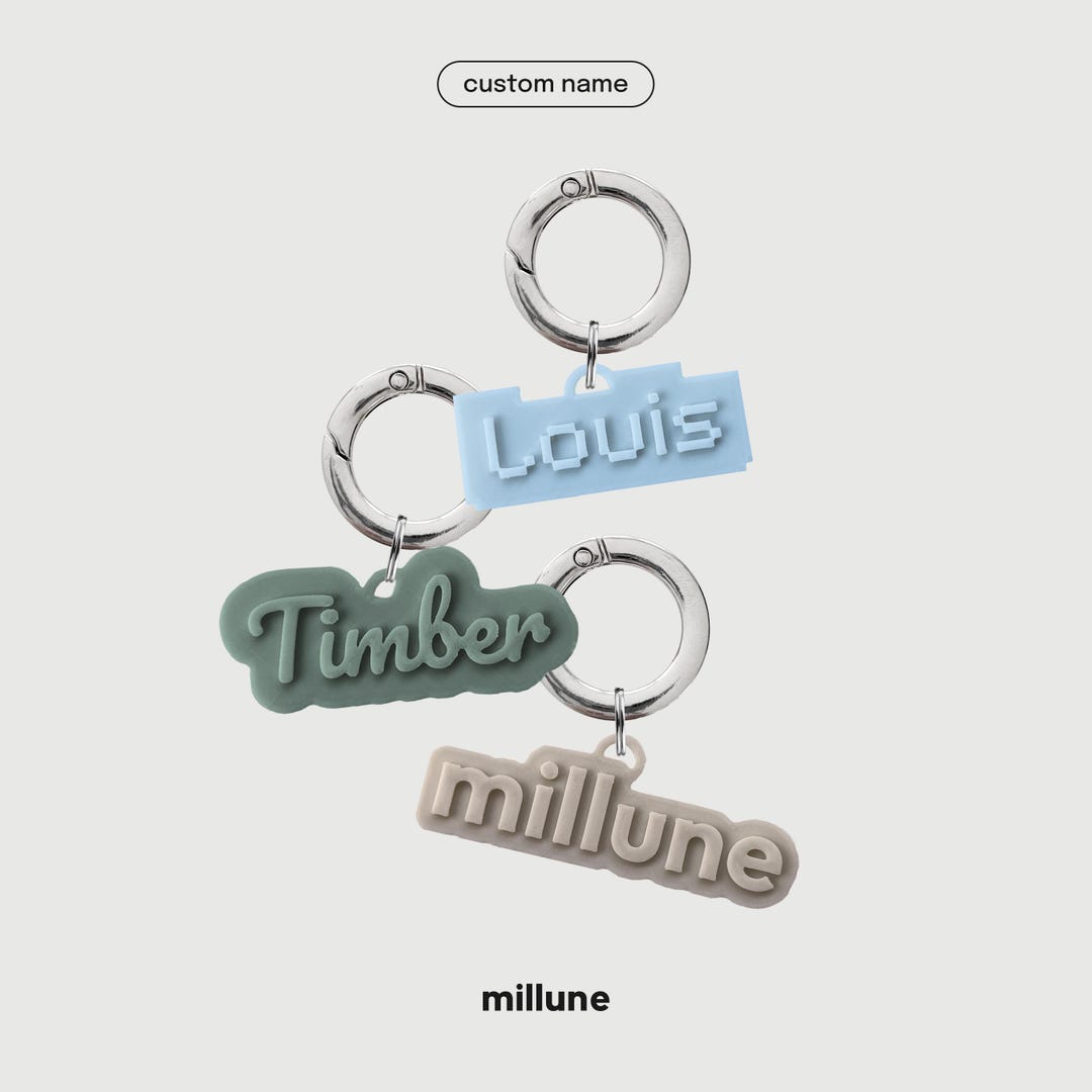 Custom Name Pet Tag, Lightweight Custom 3D Printed Tags - Etsy