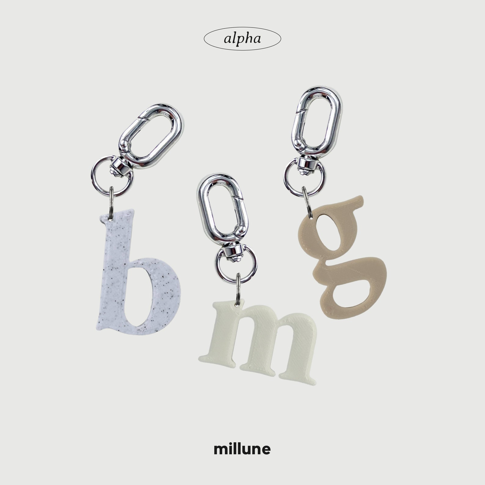 Alpha Pet Tag, Lightweight Custom 3D Printed Tags, Alphabet Letter ...