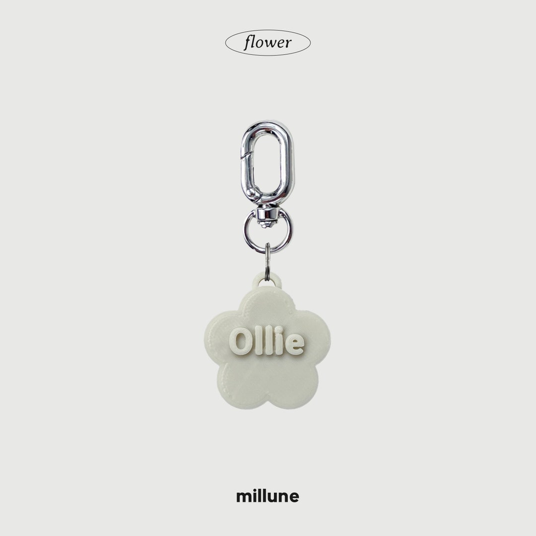 Flower Pet Tag, Lightweight Custom 3D Printed Tags - Etsy