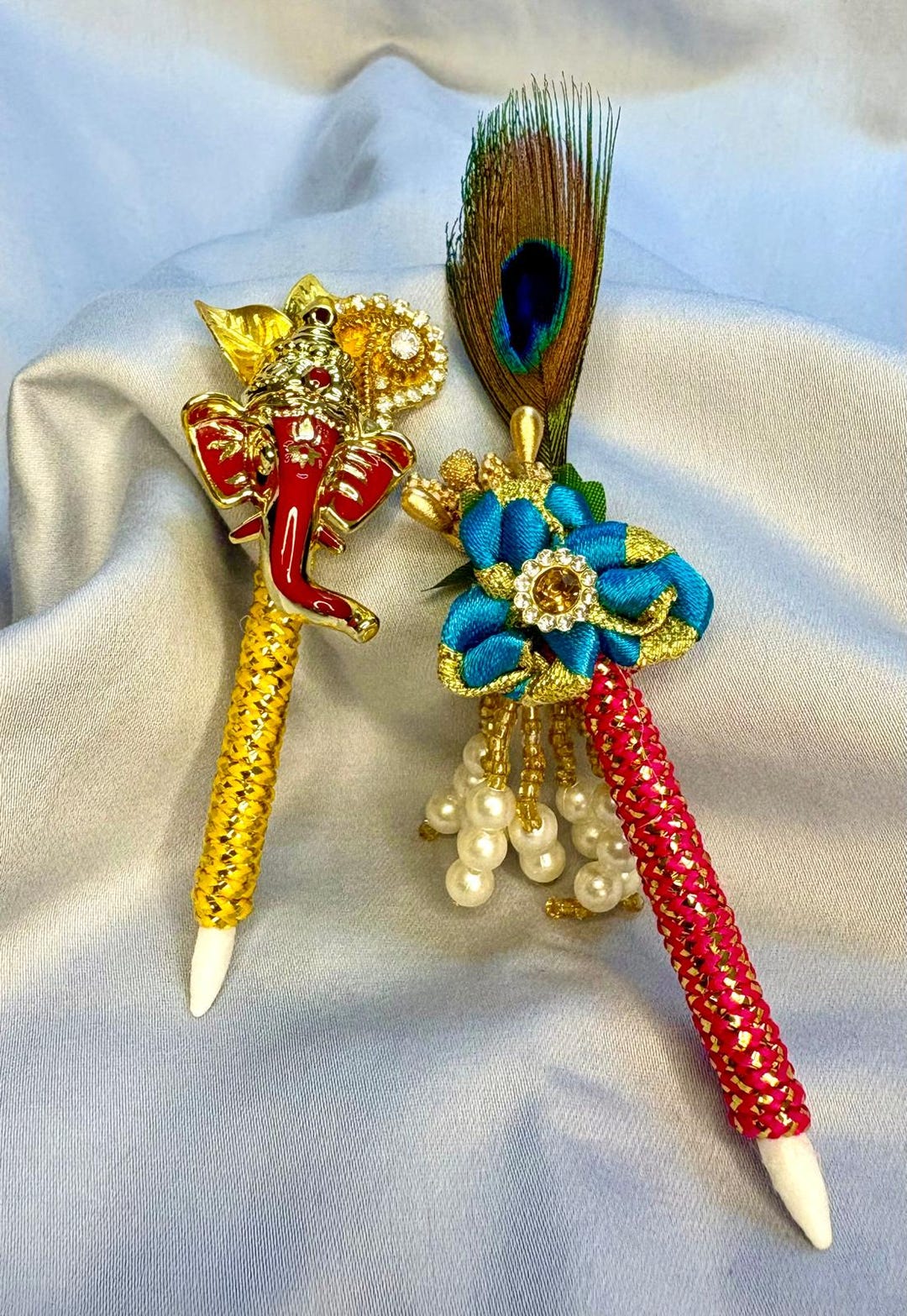 Handmade Kumkum Tilak Stick Applicator: Hindu Ceremony Bindi Stamp - Etsy