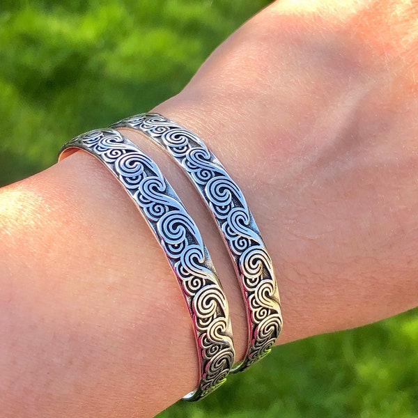 Silver Bracelets - Etsy