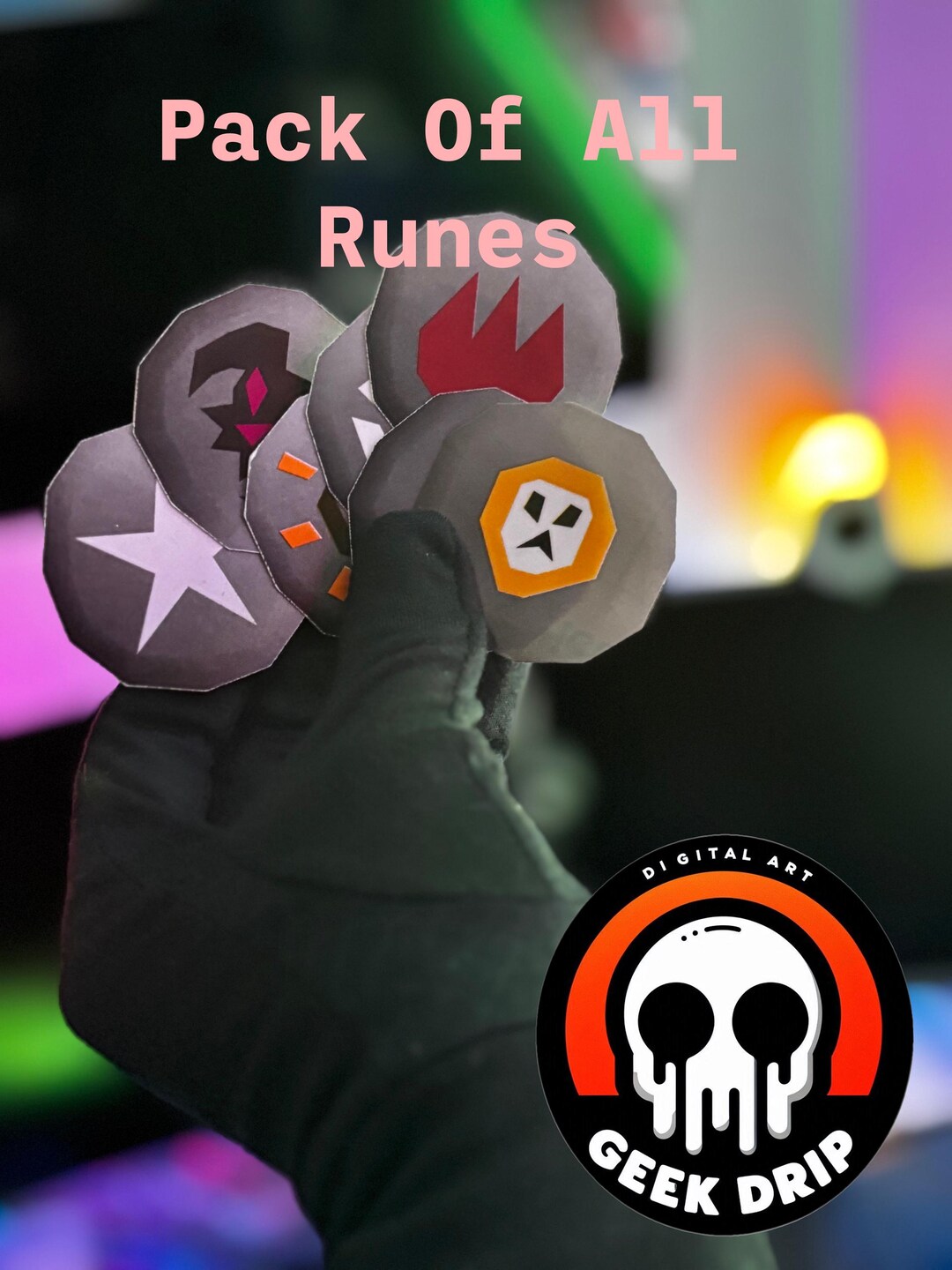 Pack of 30 | Oldschool-runescape, Runes (dye Cut Sticker Pack 30ct) 2 ...