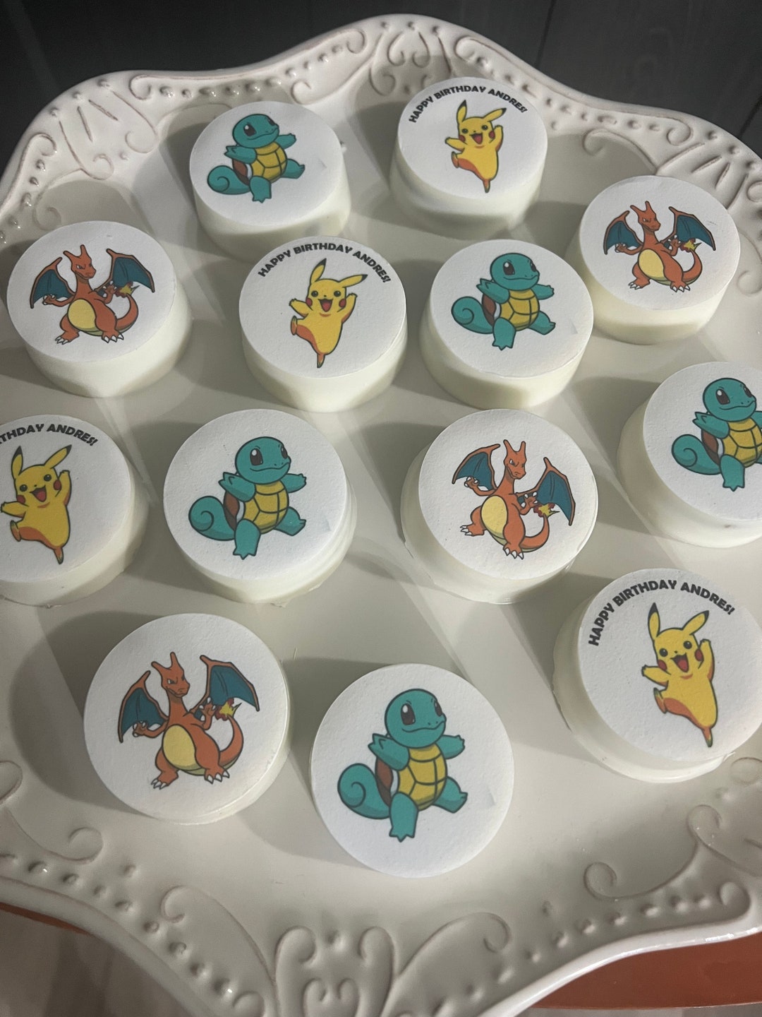 Precut Edible Cupcake/oreo Toppers for Cookies, Oreos, and Dipped ...