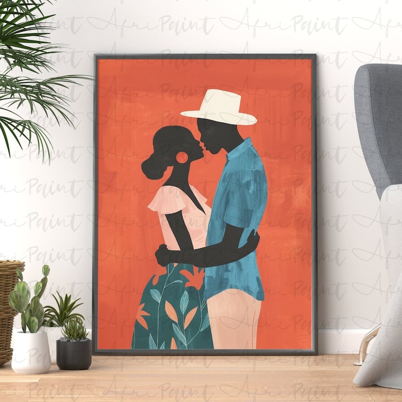 Black Love Art - Etsy
