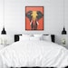 Abstract African Elephant Digital Printable Wall Art, Elephant Painting ...