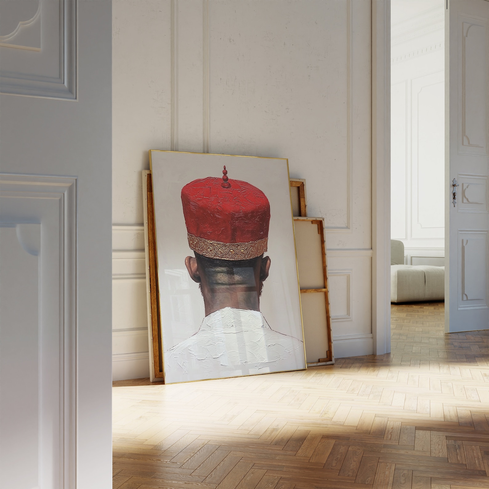 The Red Cap Chief Digital Printable Wall Art Igbo Art Nigerian Wall Art ...