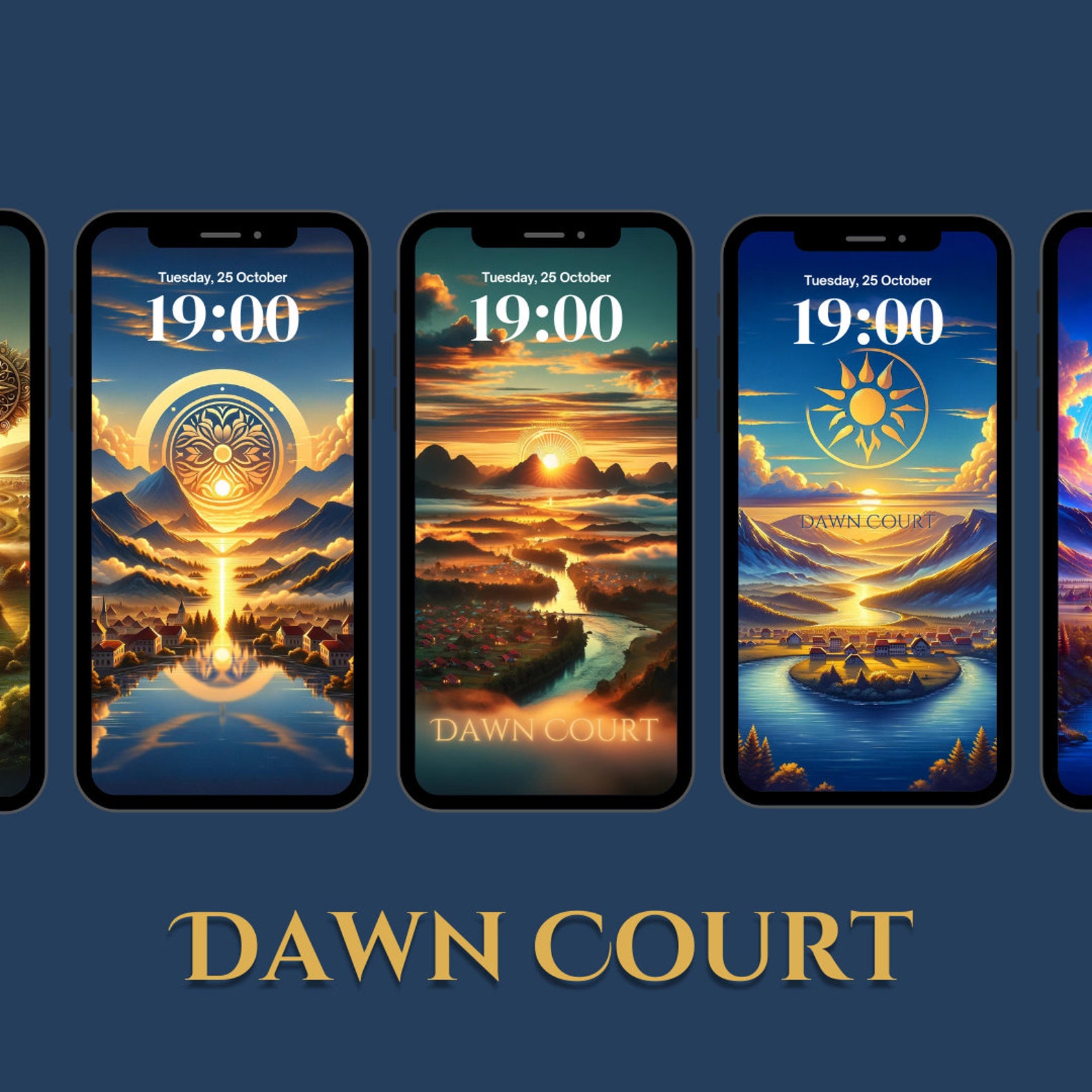 Phone Wallpaper Bundle | ACOTAR Inspired | Original Designs | Fantasy ...