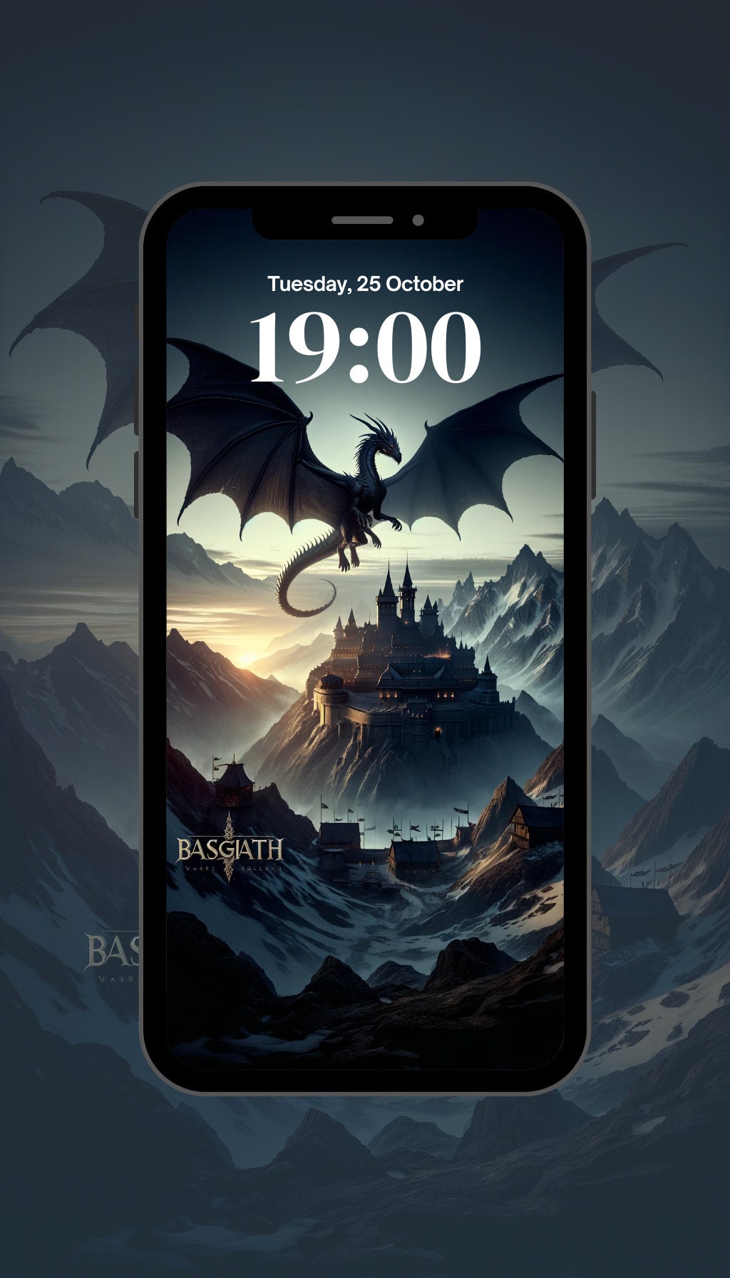 Phone Wallpaper Bundle Fourth Wing Inspired Fantasy iPhone Android - Etsy