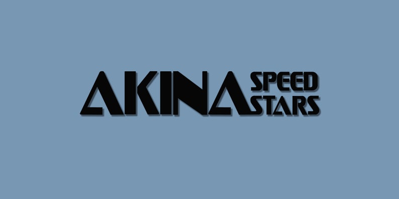 Initial D Akina Speed Stars Vinyl Sticker - Etsy